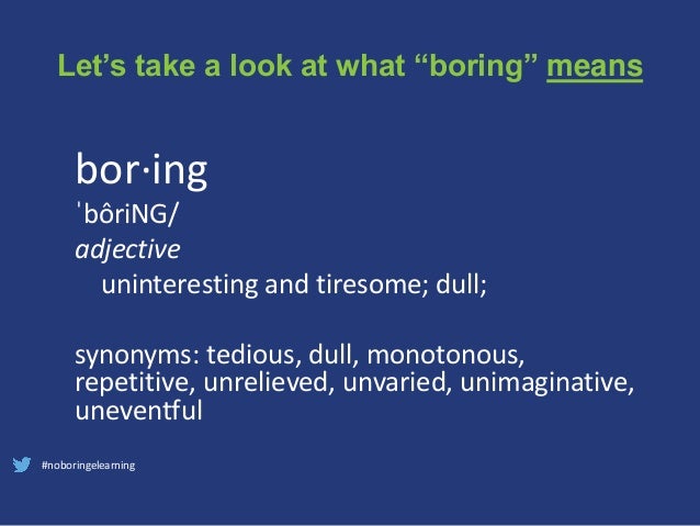 Uninteresting Definition