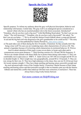 Never Cry Wolf Essay | PDF