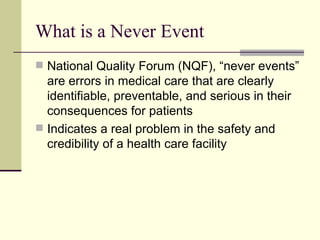 Never Event Mitigation By Tele Icu Care | PPT