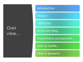Never events - anesthesia | PPTX