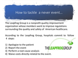 Never events - anesthesia | PPTX