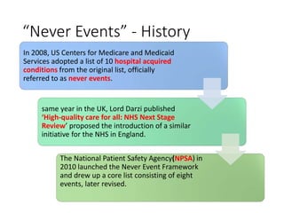 Never events - anesthesia | PPTX