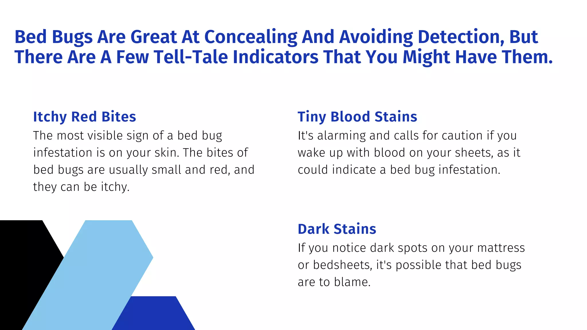 Never Ignore These Early Bed Bugs Signs - Metro Pest Control | PDF | Sleep Disorders | Diseases ...