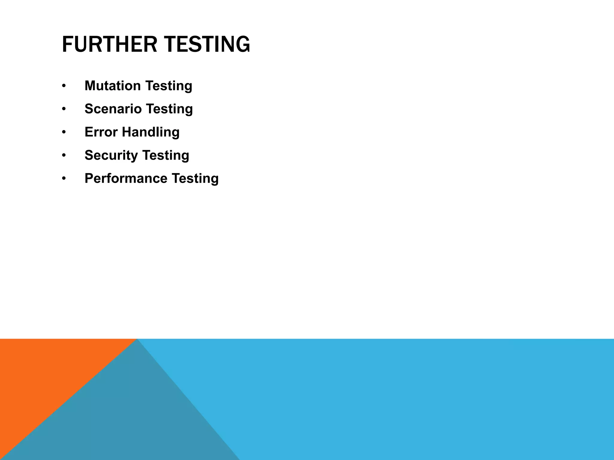 Nevermore Unit Testing | PPT