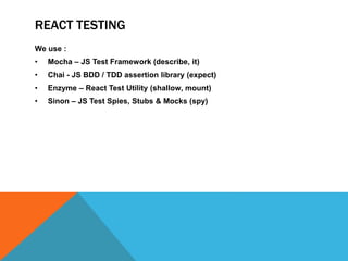 Nevermore Unit Testing | PPT