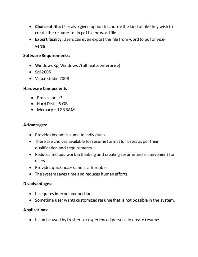 Nevon Projects Software Synopsis Format