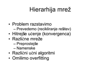 Nevronske mreže | PPT