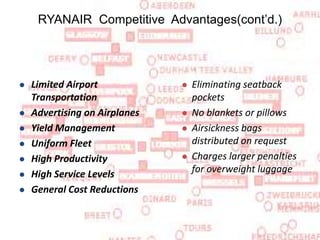 Analysis of Ryanair's Competitive Advantages | PPT