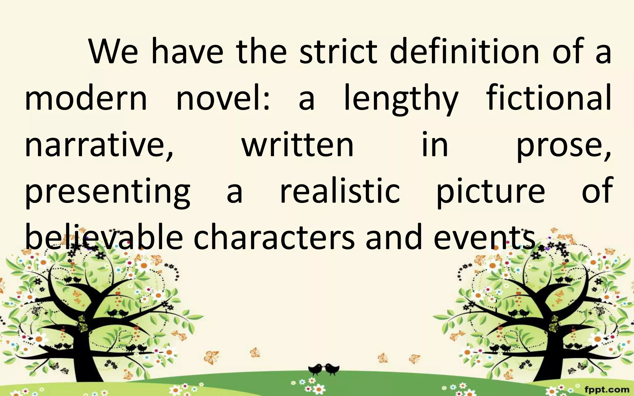 Novel | PPTX