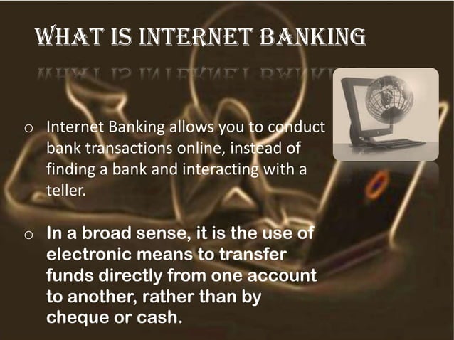 Internet Banking | PPT