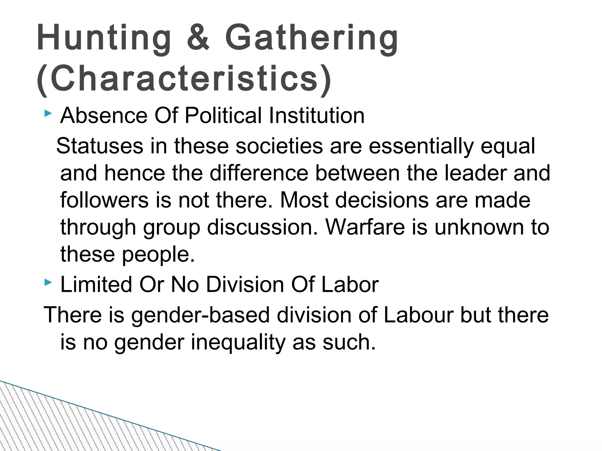 Types Of Societies | PPT