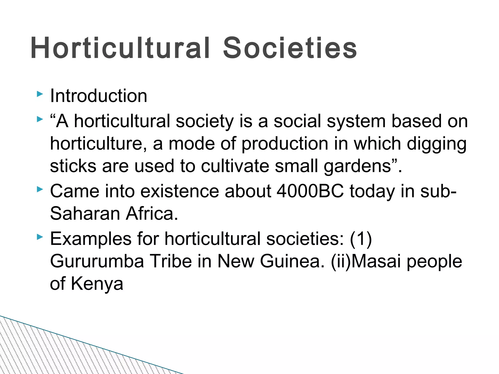 Types Of Societies | PPT