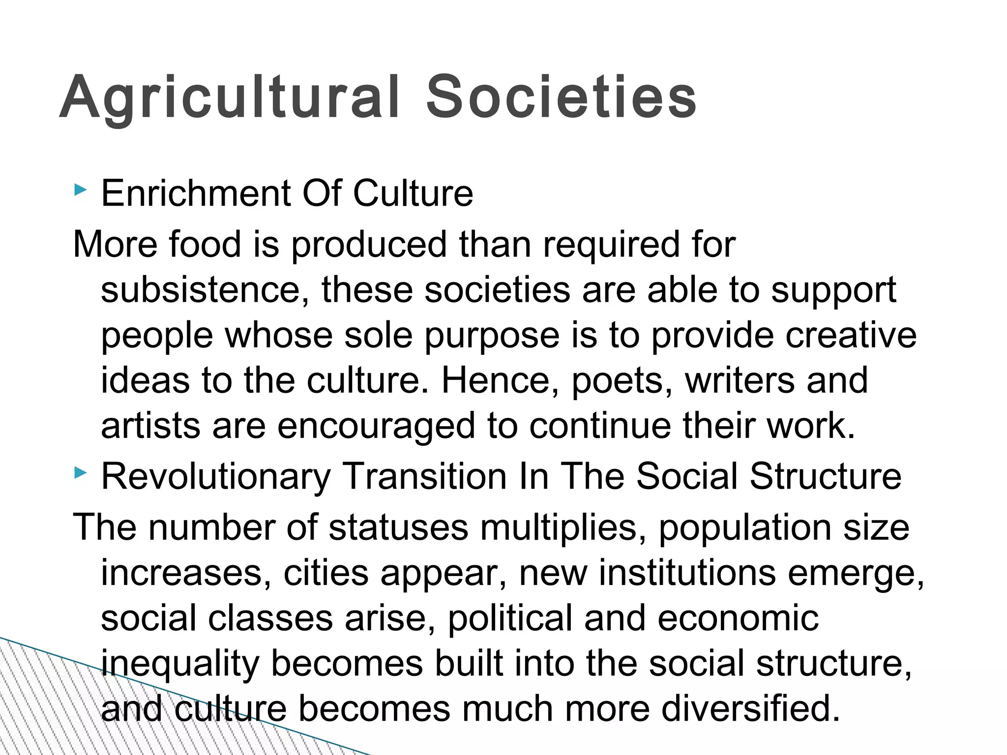 Types Of Societies | PPT