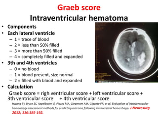 management of intraventricular hemorrhage with alteplase | PPTX