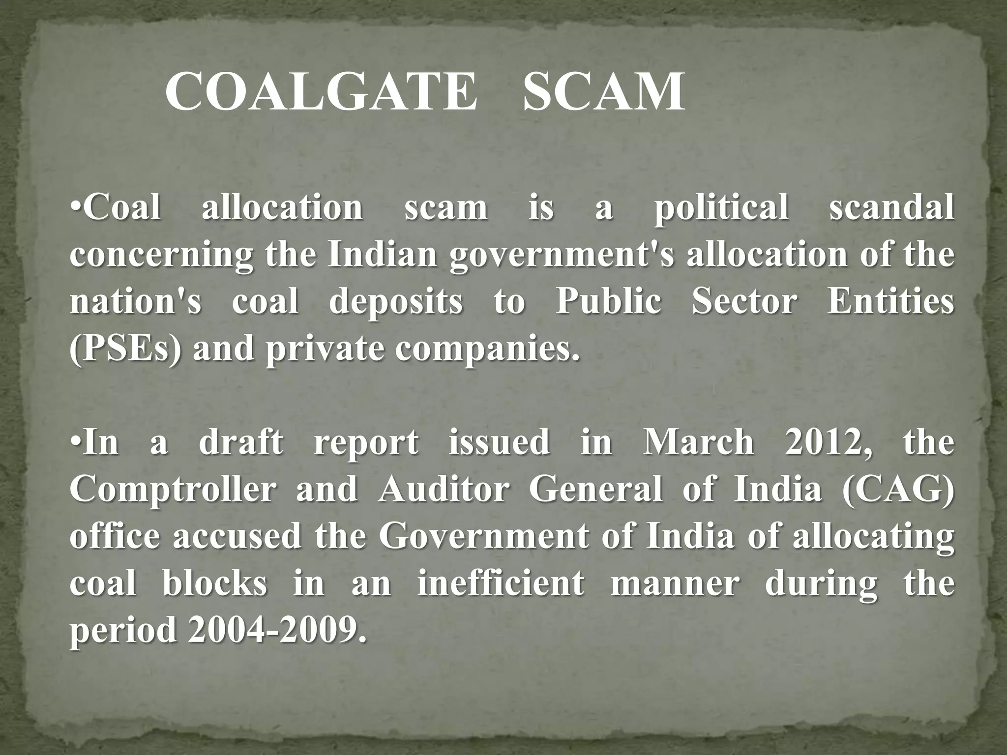 Scam in india | PPTX