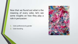 Application of Color Theory in Marketing | PPTX