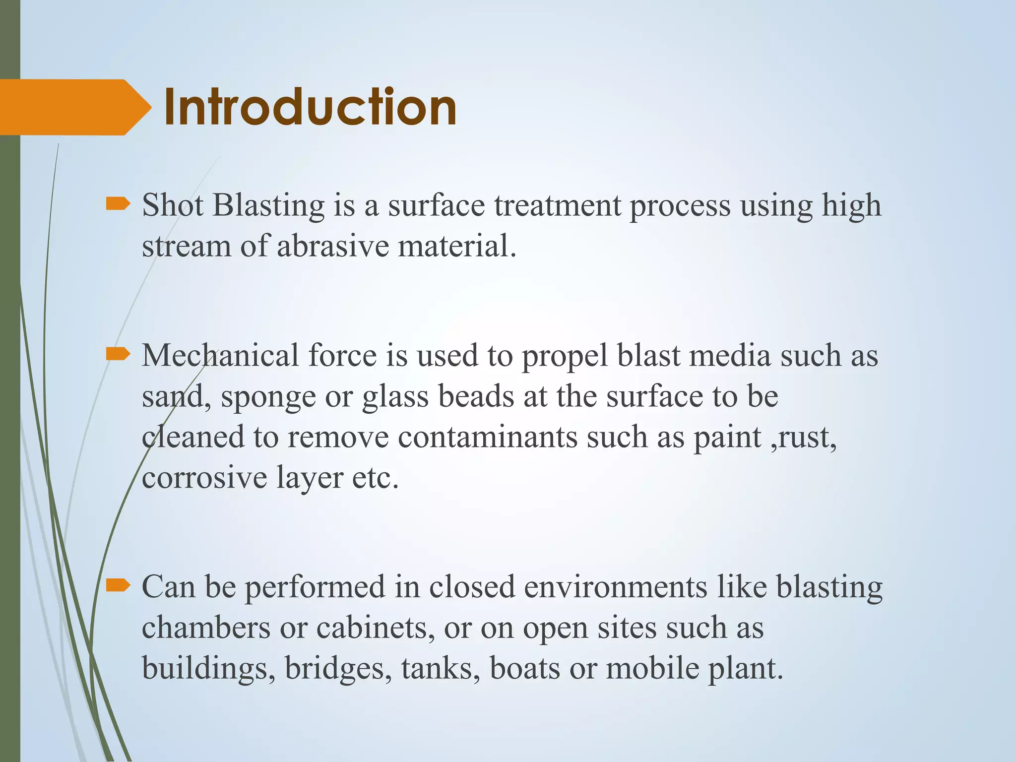 ABRASIVE SHOT BLASTING | PDF