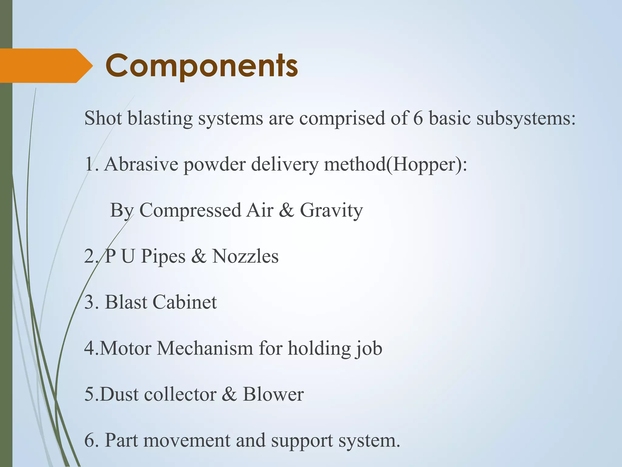 ABRASIVE SHOT BLASTING | PDF