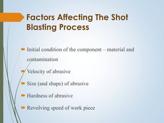 ABRASIVE SHOT BLASTING | PDF