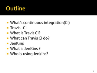 Continuous integration | PPT