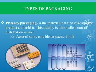 Changing scenario of packaging in pharmaceutical industries | PPT