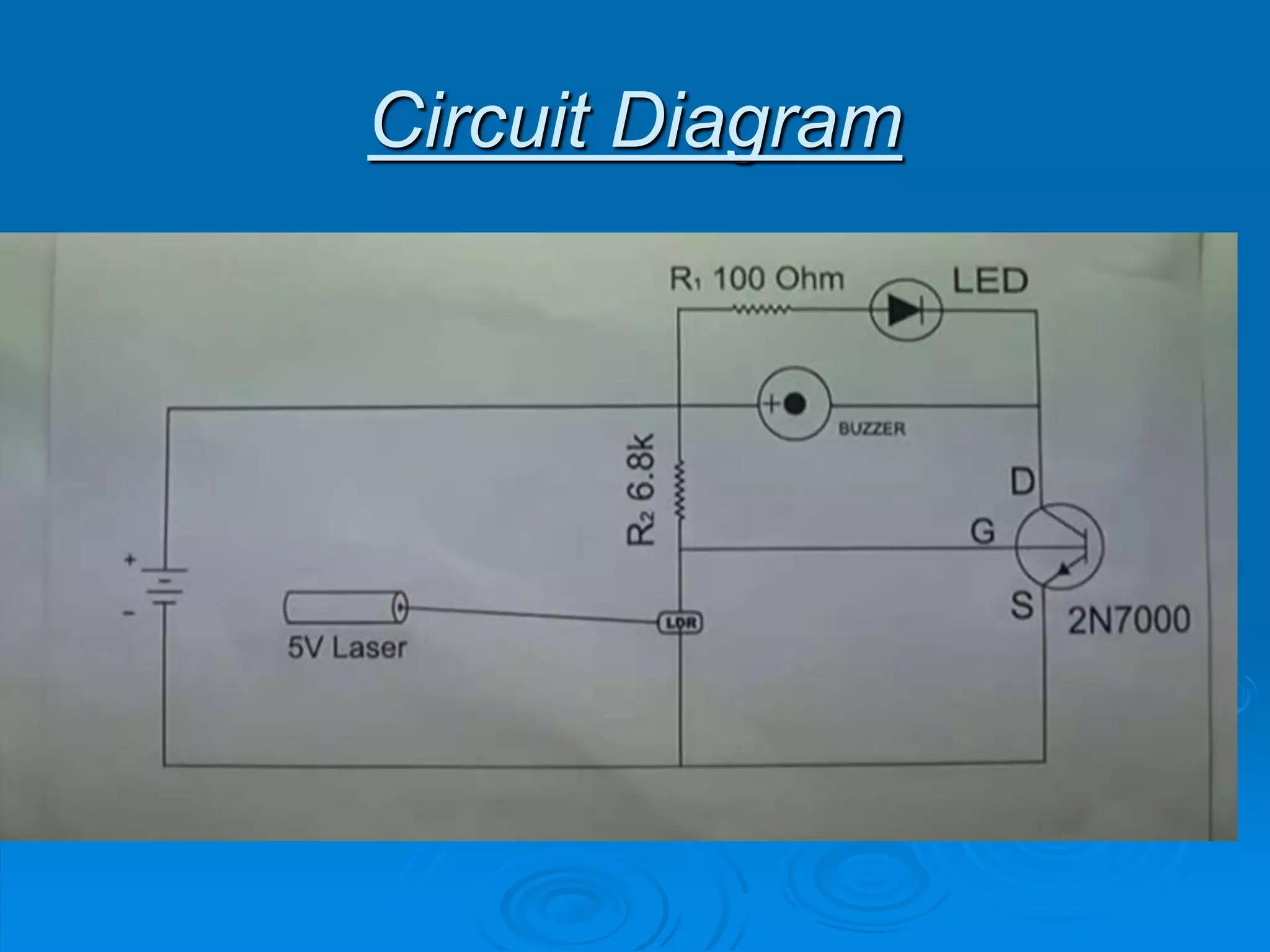 laser security alarm by abhishek awasthi | PPTX