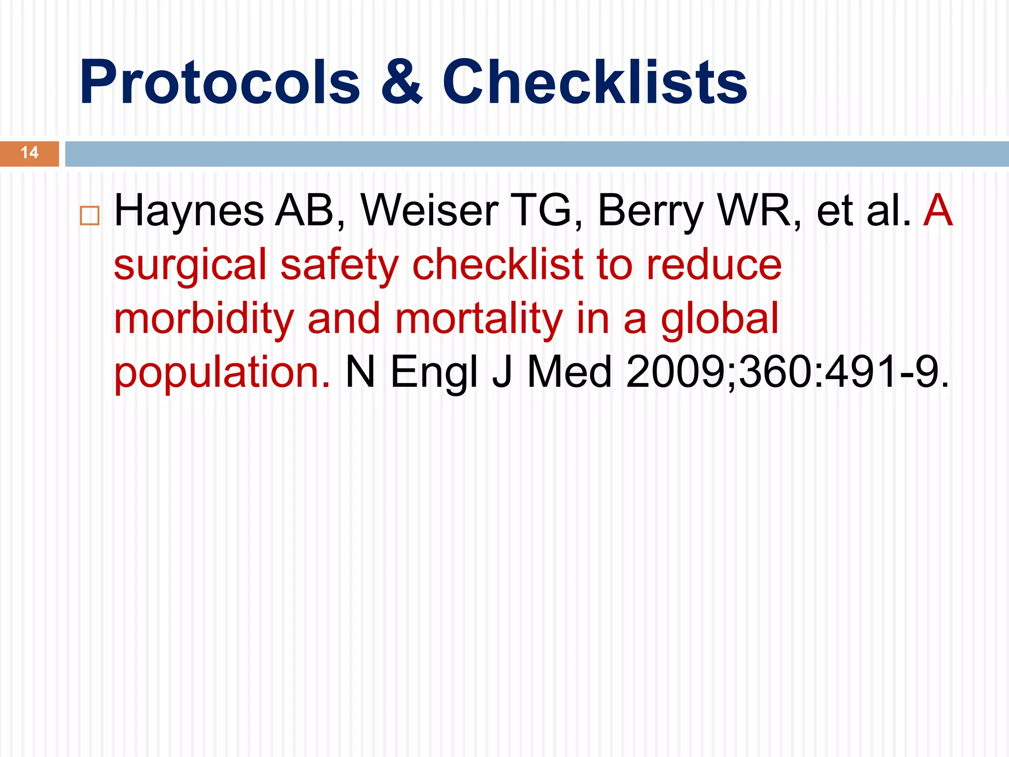 QUALITY AND SAFETY IMPROVEMENT EFFORTS OUTSIDE OPERATING ROOM | PPT