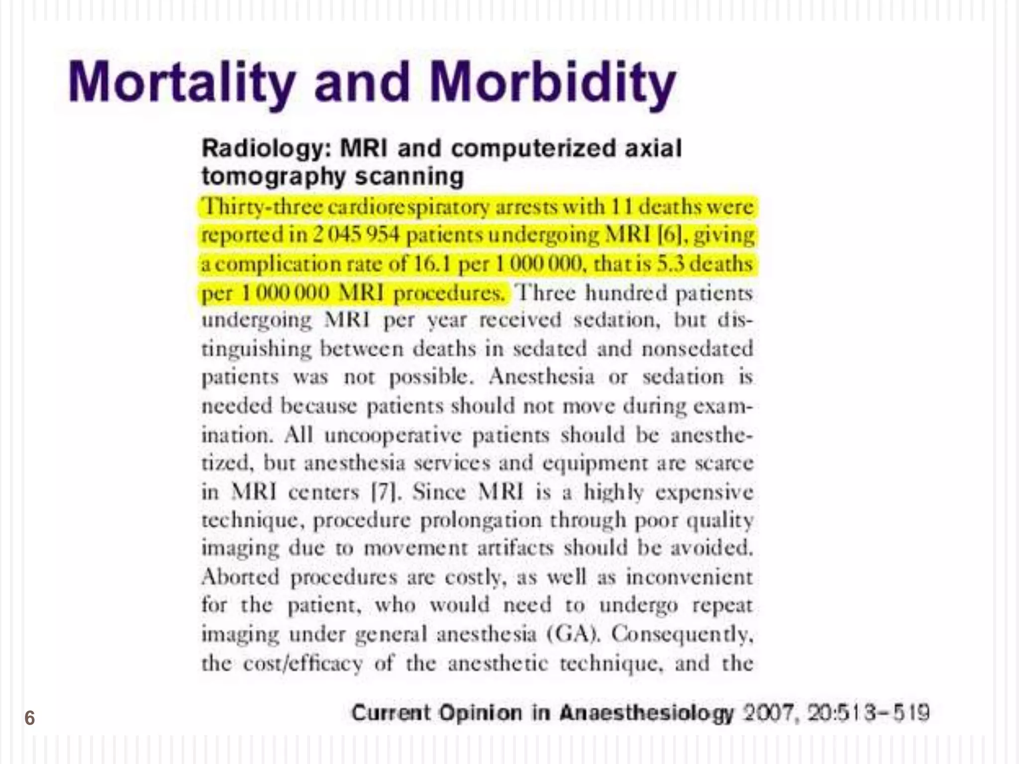 QUALITY AND SAFETY IMPROVEMENT EFFORTS OUTSIDE OPERATING ROOM | PPT