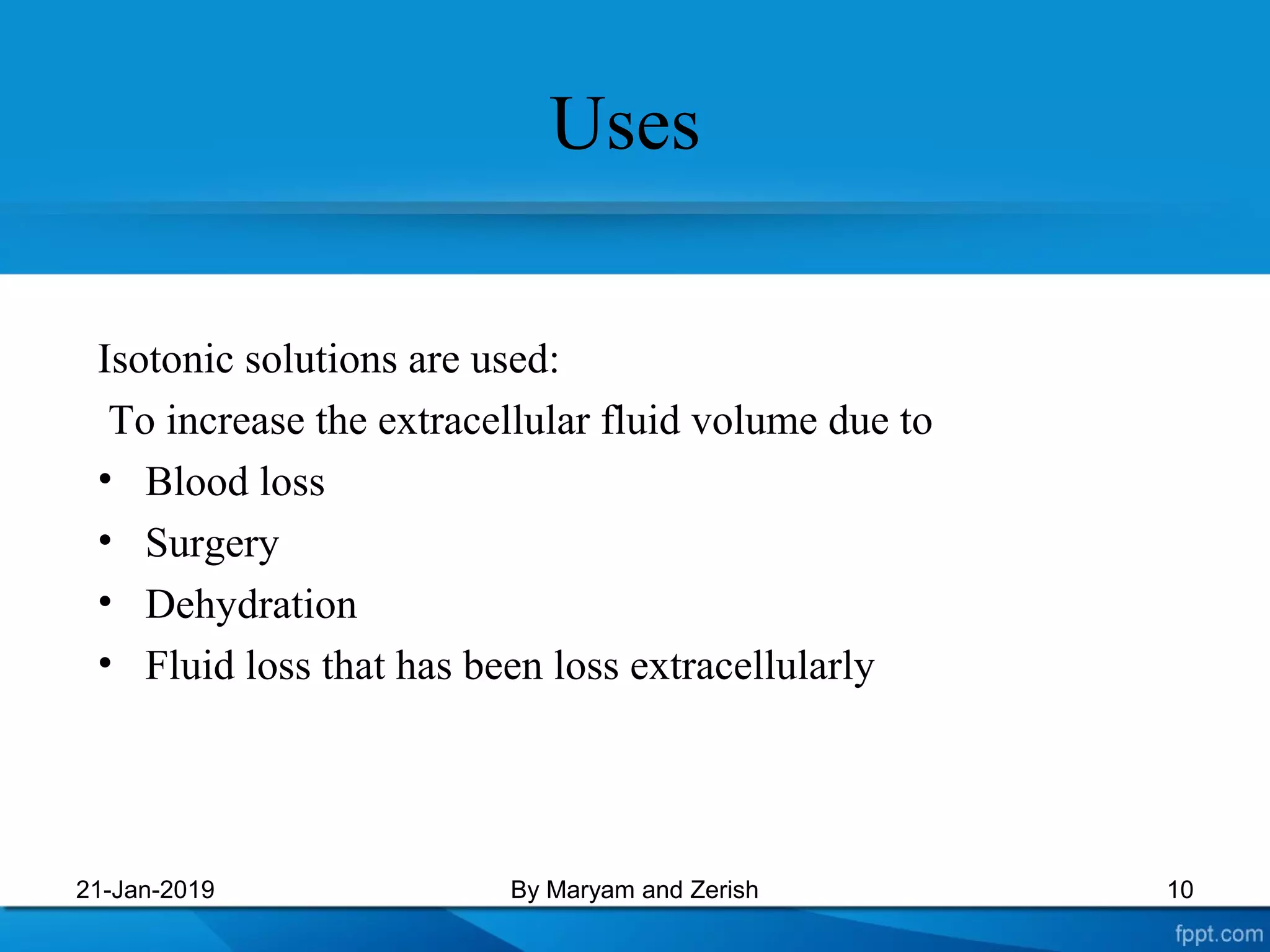 Isotonic, hypotonic and hypertonic solutions. | PPT