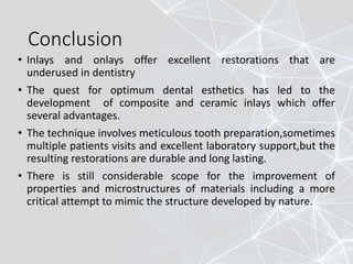 Indirect composite restorations | PPTX
