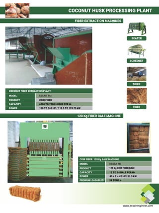Coir Machine By Essar Engineers | PDF
