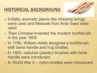 A look at the new toothbrush technologies seminar | PPTX | Oral care ...