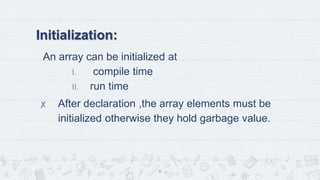 Array in c programming | PPT