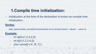 Array in c programming | PPT