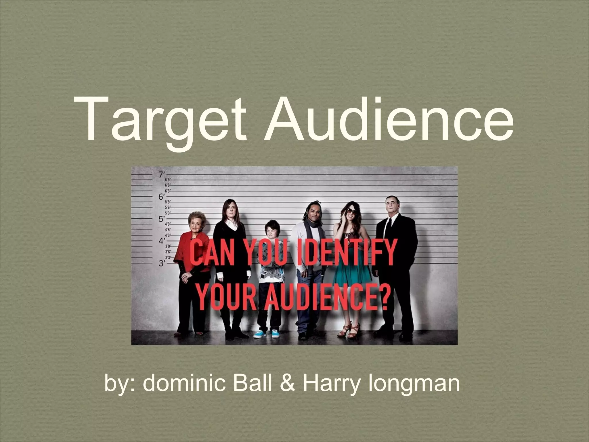 New target audience | PPT