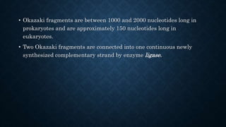MECHANISM OF DNA REPLICATION | PPTX
