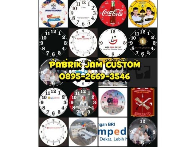 0895-2669-3546 | Jam Dinding Custom Jakarta | PPT