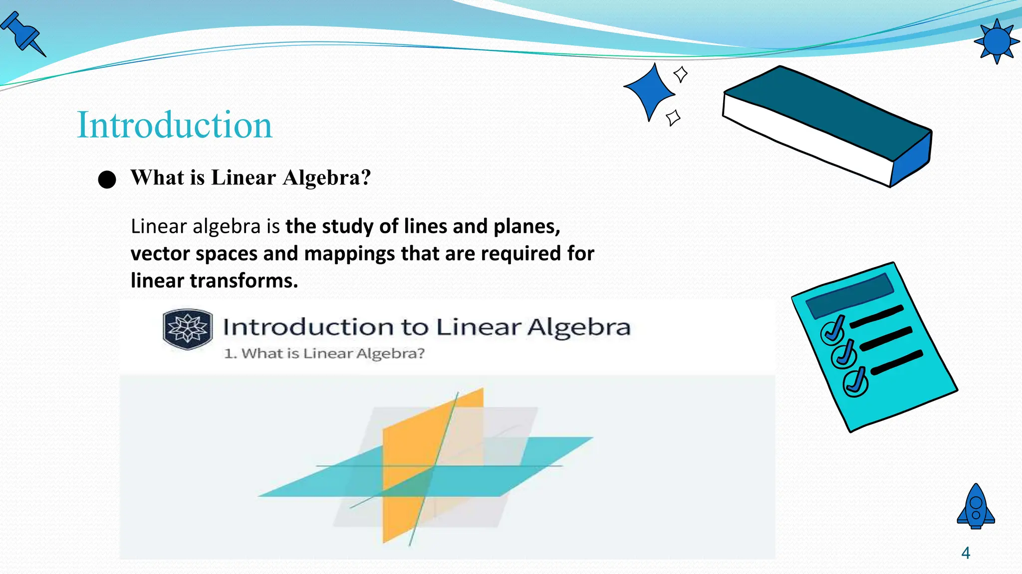 Linear Algebra and it's application (The Matrix) | PPT