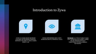 Zywa: Innovative Banking for Young Teens | PPT