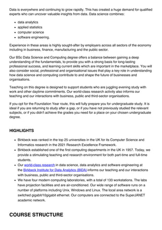 Birkbeck University of London Confirmation of Study Agreement | PDF