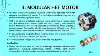 Newage Tech. in EMs for EVs | PPTX