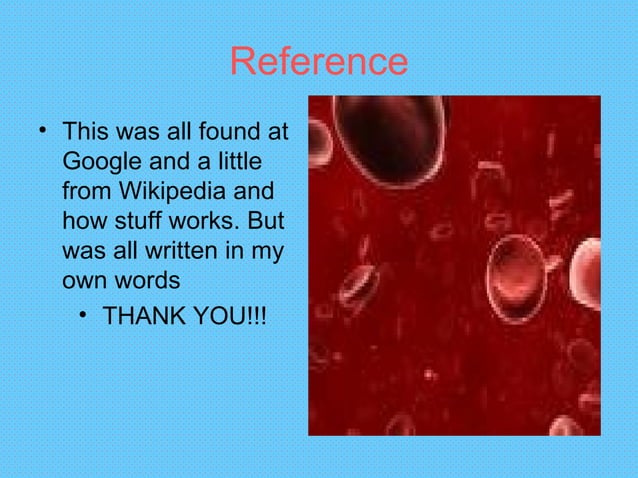 The Blood | PPT