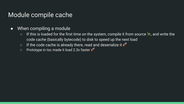 New And Upcoming Features In The Nodejs Module Loaders Ppt