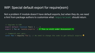 New and upcoming features in the Node.js module loaders | PPT