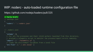 New and upcoming features in the Node.js module loaders | PPT