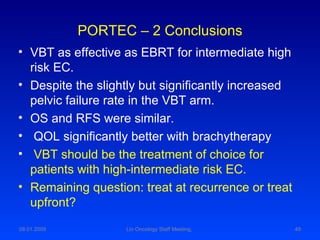 Endometrial Carcinoma.Adjuvant Treatment | PPT