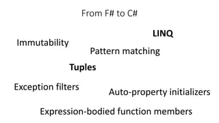 New C# features | PPTX