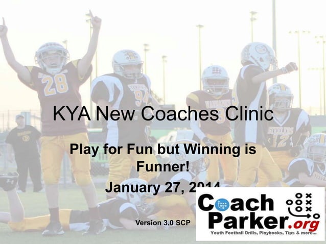 New Youth Football Coaches Meeting Presentation | PPTX | American ...