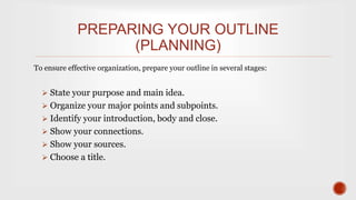 Designing and Delivering Oral Presentations | PPTX