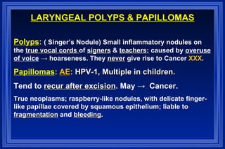 PATHOLOGY OF UPPER RESPIRARTORY | PPT
